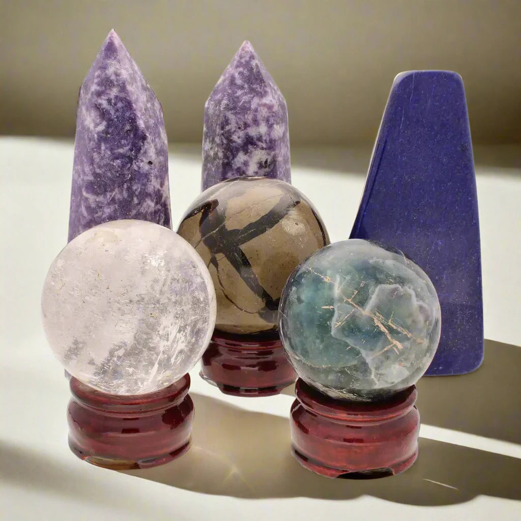 Crystal Spheres, Eggs & Freeforms – ForeverGems_SA